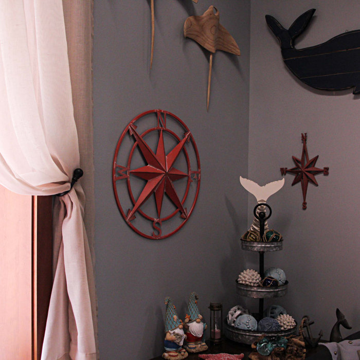 Longshore Tides Compass Rose Wall Décor & Reviews | Wayfair