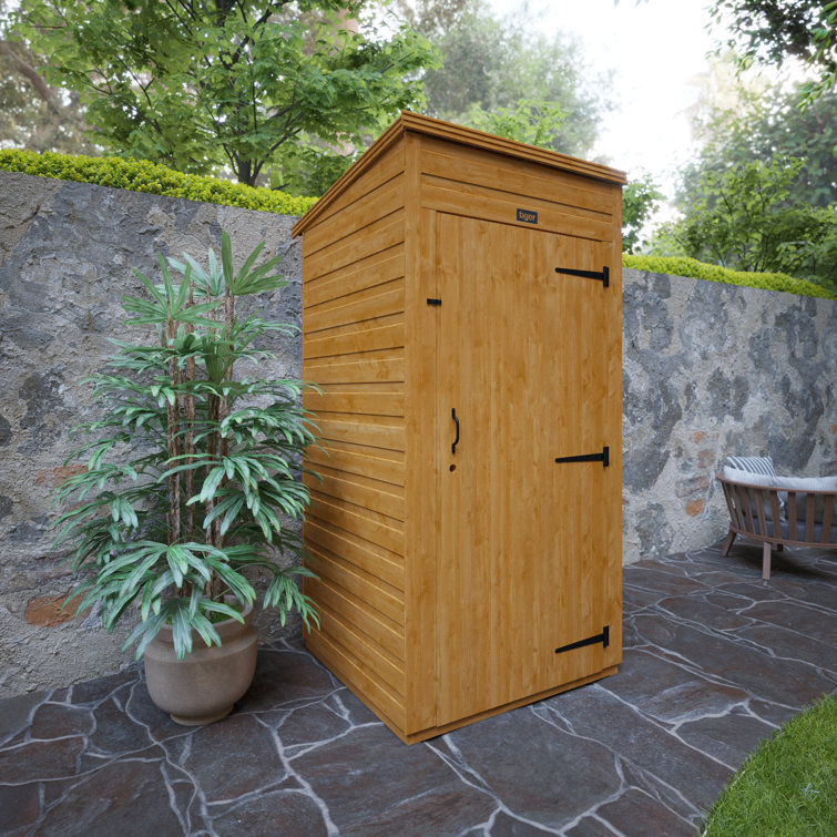 Tiger Sheds Tigerflex® 3ft. W x 3ft D Solid Wood Shiplap Pent Tool Shed ...