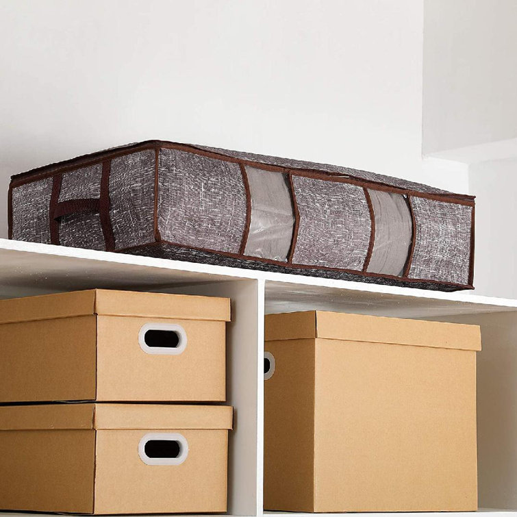 Gracie Oaks Fabric Underbed Storage Set | Wayfair