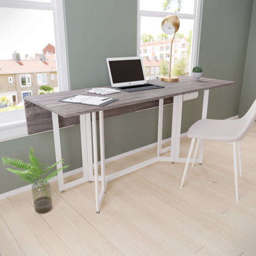 Latitude Run® Adams Drop Leaf Trestle Dining Table & Reviews | Wayfair