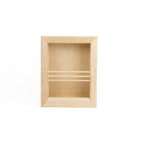 Timber Tree Cabinets Meridian Recessed Magazine Rack | Wayfair
