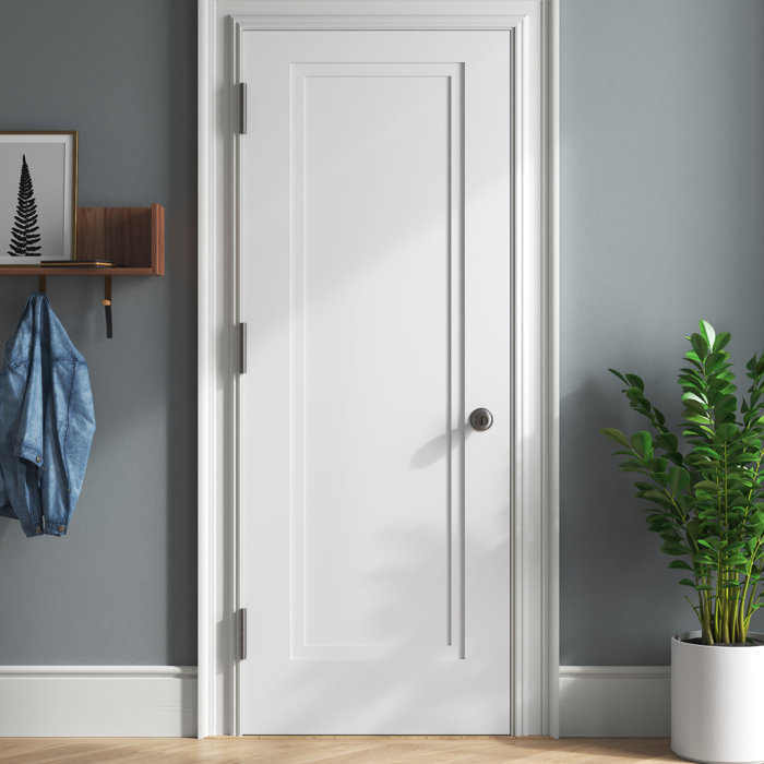 Trimlite Primed 2-Step Interior Shaker Door Prehung with 4-9/16" Jambs ...