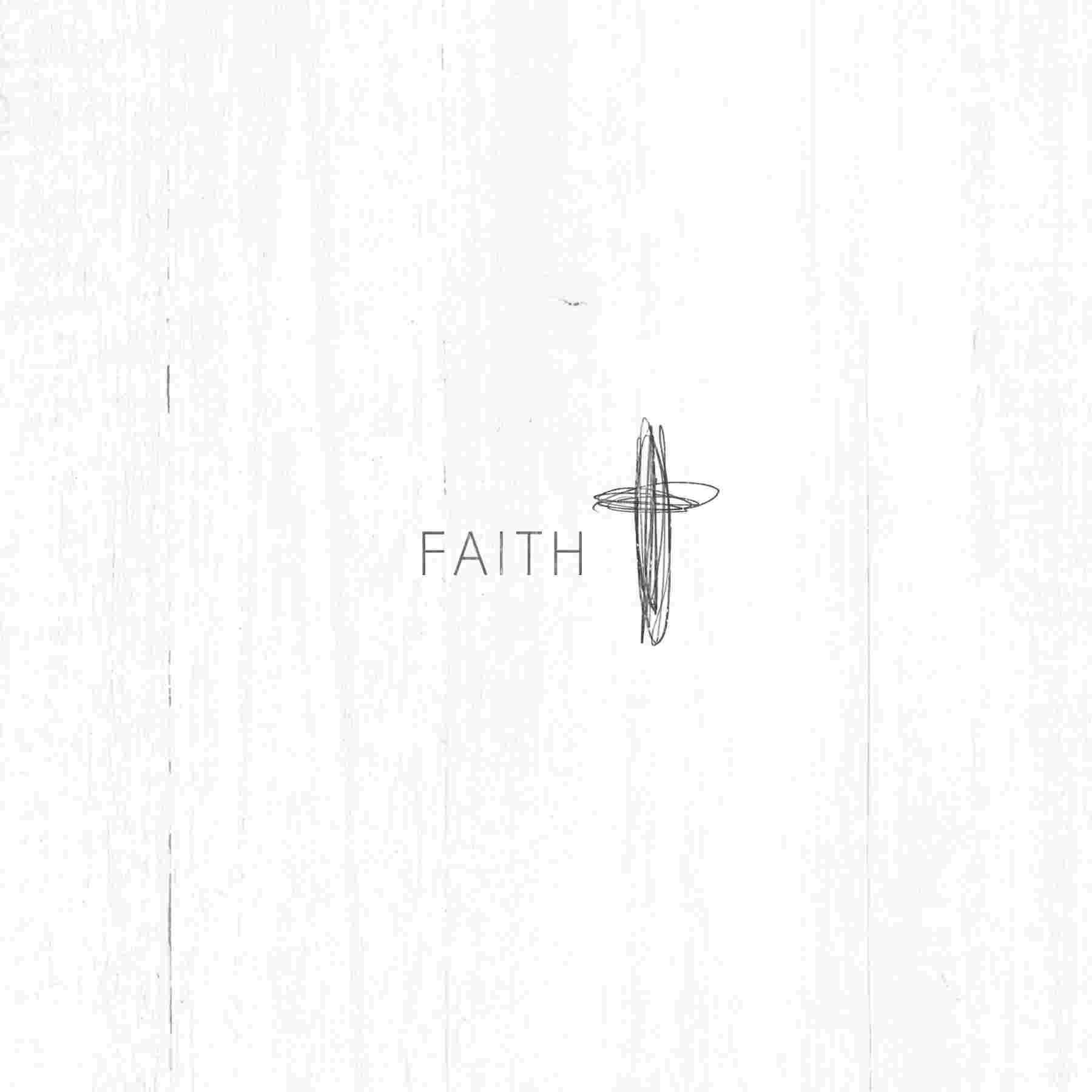 Trinx Faith Cross Drawing - Wrapped Canvas Textual Art | Wayfair