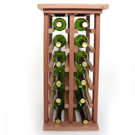Wineracks.com 12 Bottle Solid Wood Wine Bottle Rack & Reviews | Wayfair