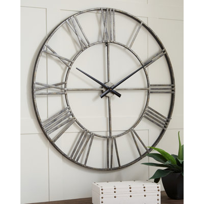 Sand & Stable Hartley Metal Wall Clock & Reviews | Wayfair