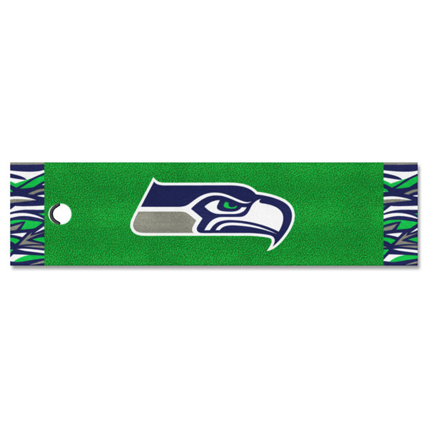 FANMATS Seattle Seahawks_Seattle Seahawks Putting Green Mat - 1.5Ft. X ...