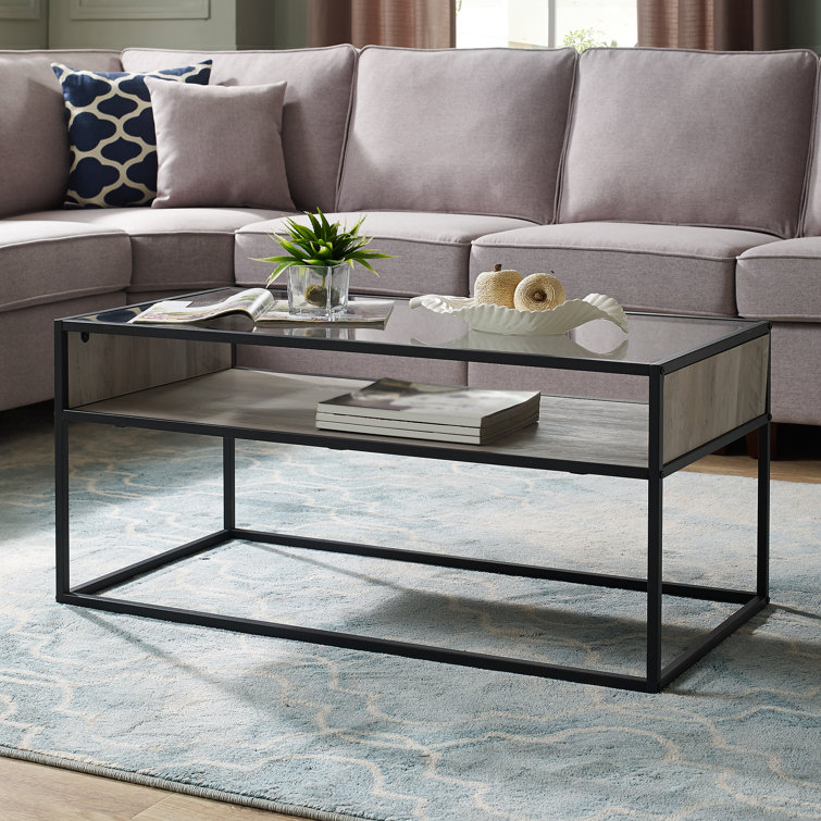 Mercury Row Frame Coffee Table with Storage & Reviews | Wayfair.co.uk