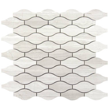 Bloom Stone 1" x 2" Marble Versailles Mosaic Wall & Floor Tile | Wayfair