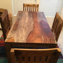 World Menagerie Ginette 27.56'' Sheesham Solid Wood Dining Table ...