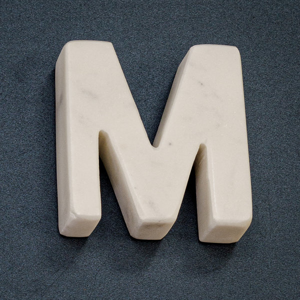 Ebern Designs Comesana "M" Letter Block | Wayfair
