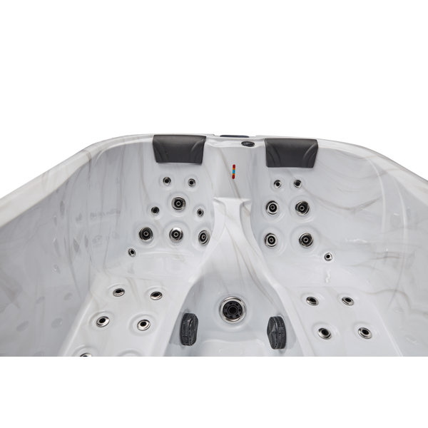 Luxury Spas 3 - Person 34 - Jet Acrylic Rectangular Hot Tub with ...
