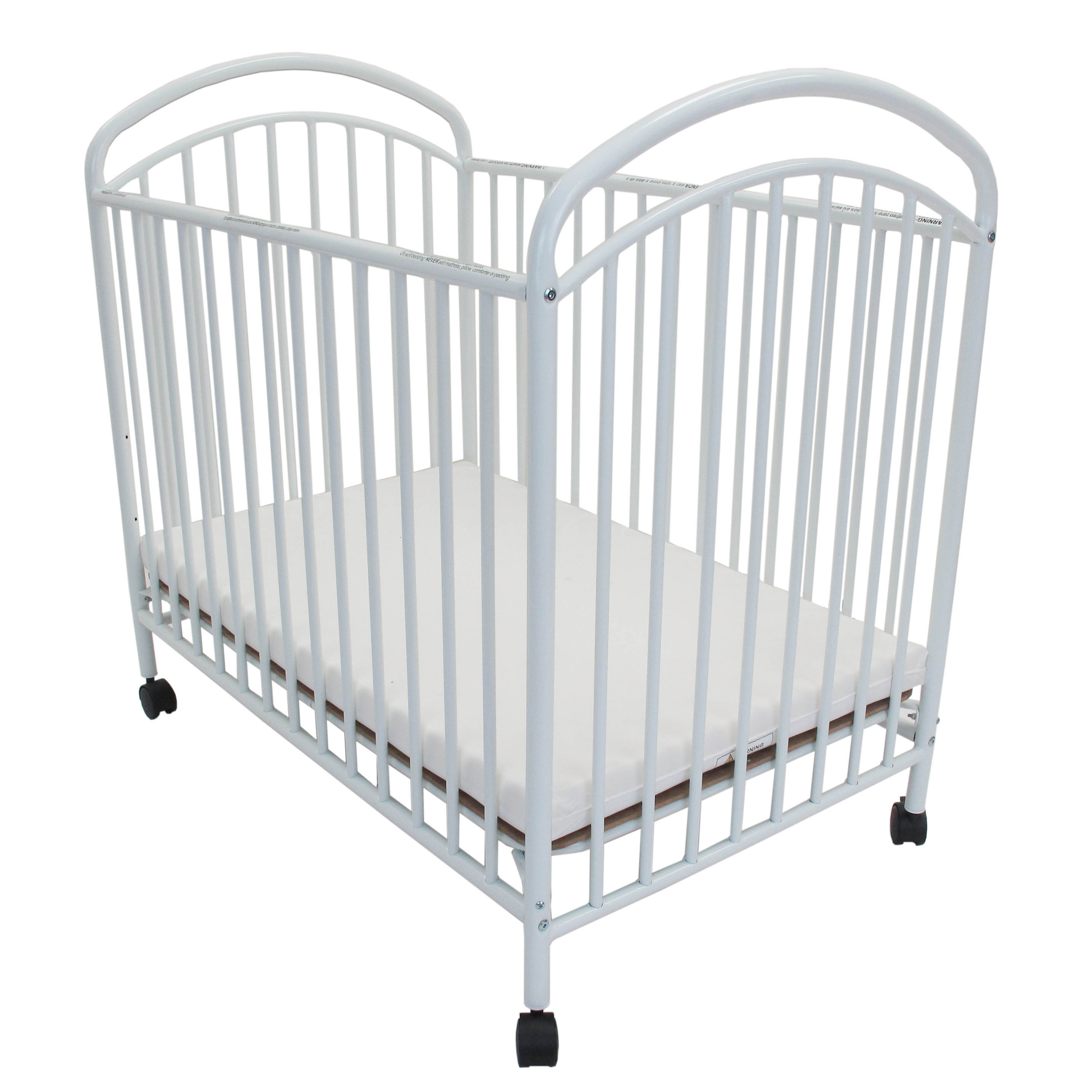 Harriet Bee Decoteau Classic Arched Compact Mini Portable Crib with ...