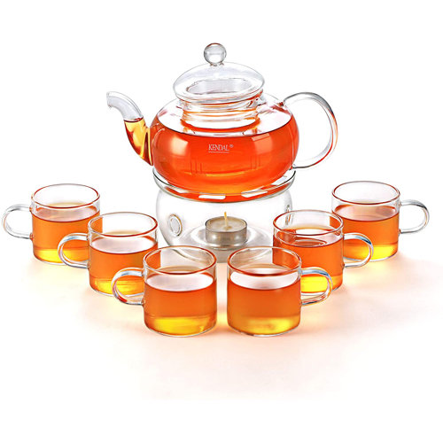 Kendal Filtering Glass Tea Set for People & Reviews | Wayfair