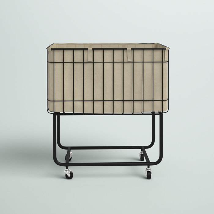 Zipcode Design™ Rectangular 4-Wheel Storage Cart & Reviews | Wayfair