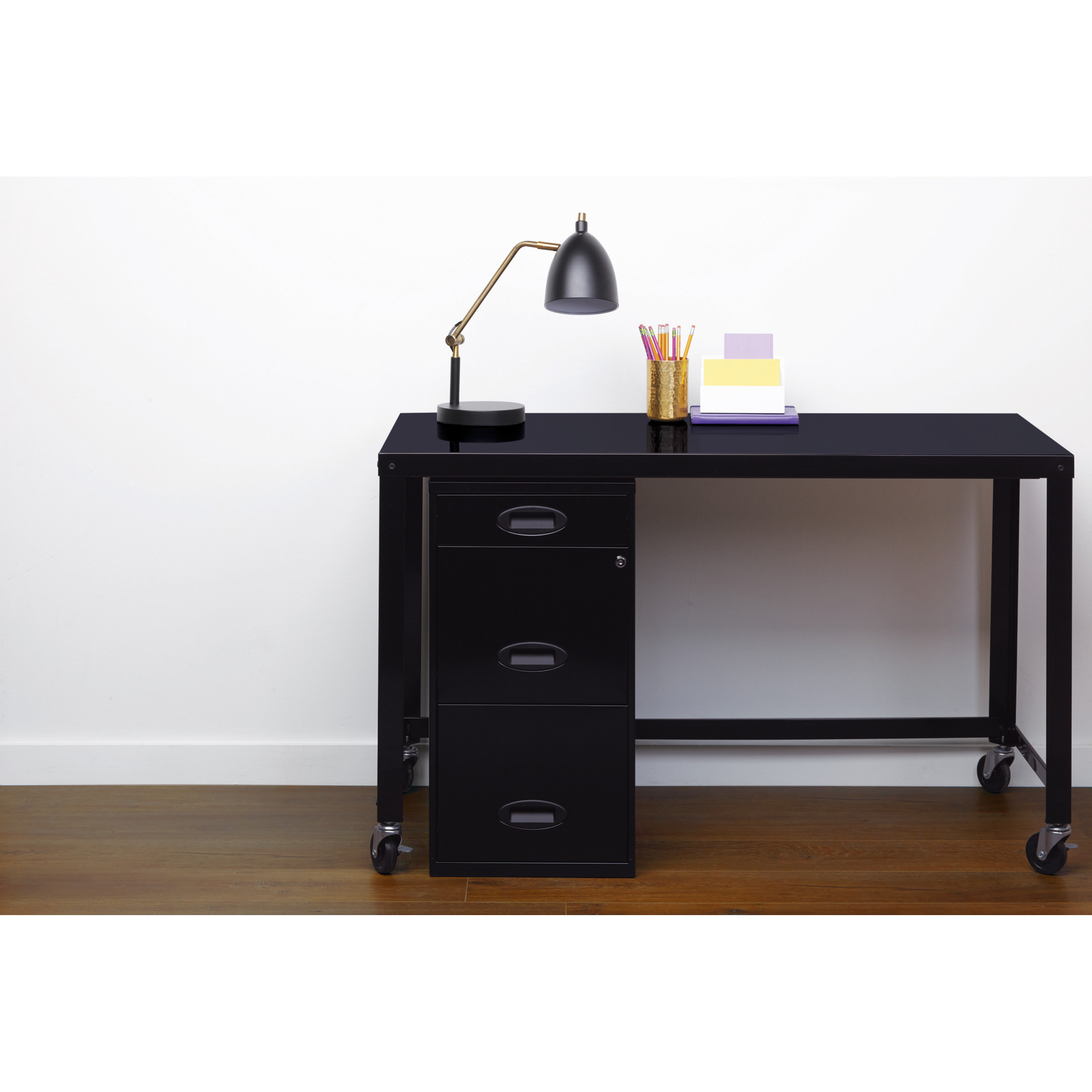 Inbox Zero Orlaith 14.25'' Wide 3 -Drawer Steel Vertical Filing Cabinet ...