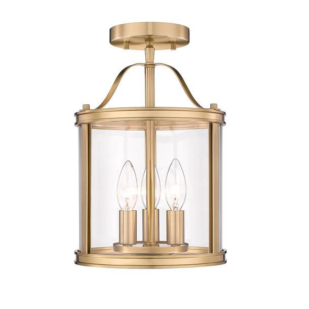 Everly Quinn Desirae 4 - Light Dimmable Lantern Geometric Chandelier ...