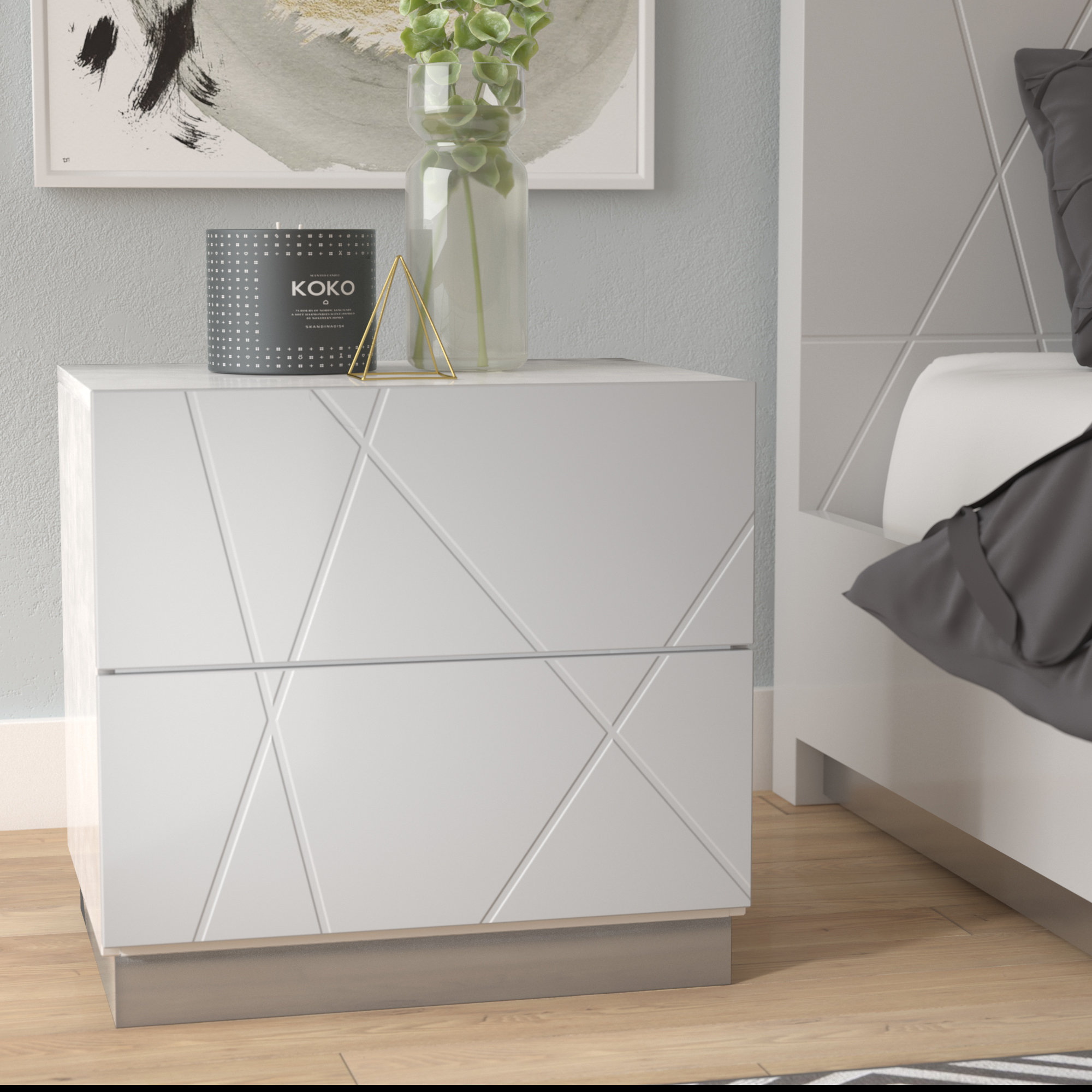 Wade Logan® Mchenry Nightstand & Reviews | Wayfair