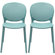 2xHome Set Of 2 Modern Plastic Pool Side Armless Dining Chair | Wayfair