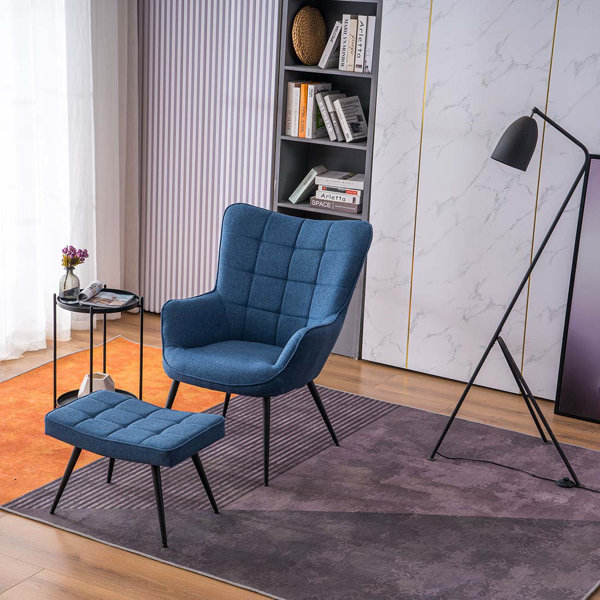 Hykkon Pippin Lounge Chair and Footstool | Wayfair.co.uk