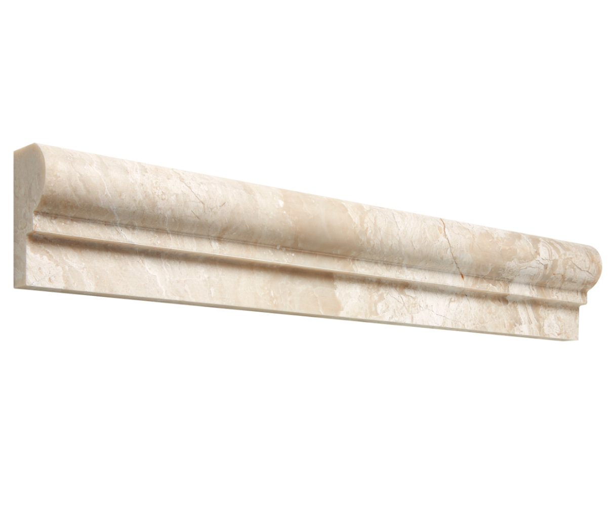 Stone & Tile Shoppe, Inc. Diano Royal 2" x 12" F1 Chair Rail Marble ...