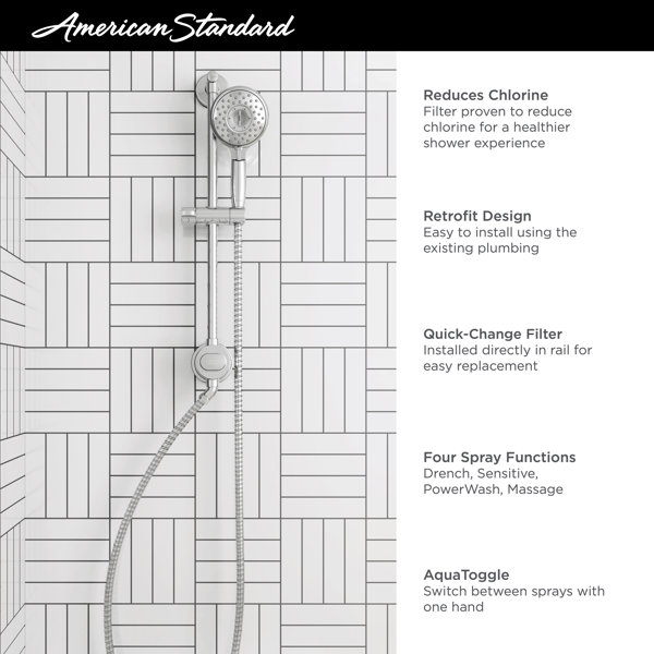 American Standard Spectra Complete Shower System & Reviews | Wayfair