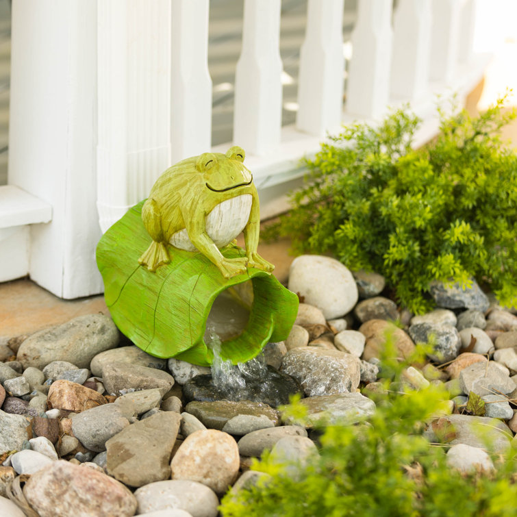 August Grove® Algimanta Resin Frog Decorative Downspout Cover | Wayfair