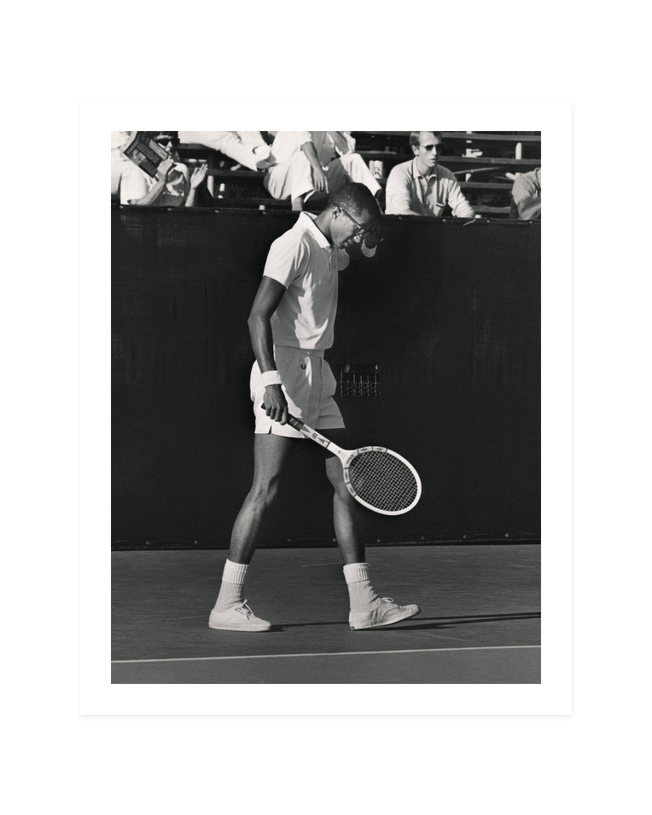 Globe Photos Entertainment Howard Erher Arthur Ashe In Action by Howard ...