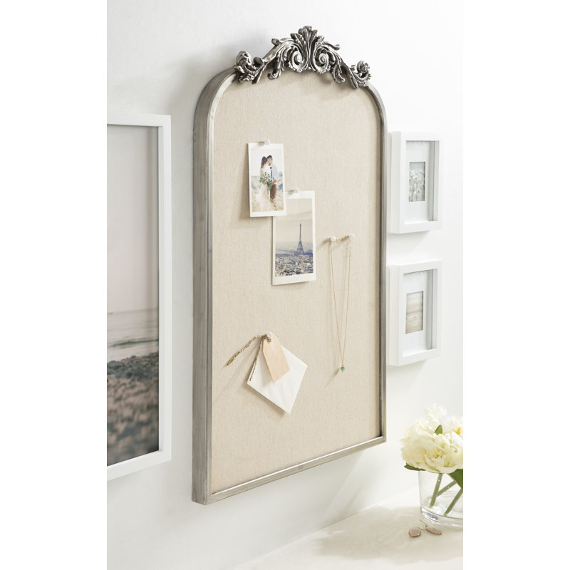 House of Hampton® Arendahl Arch Framed Pinboard 19x31 & Reviews | Wayfair