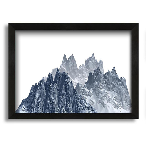 Union Rustic The Shards Of Mountain - Picture Frame Graphic Art on ...