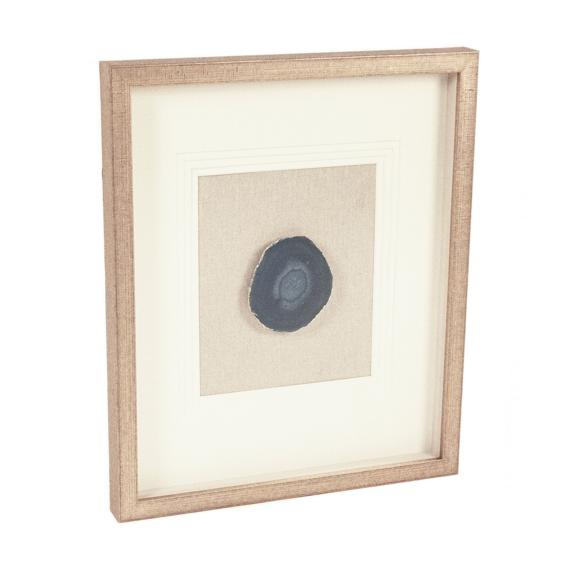 Latitude Run® Blue Geode - Picture Frame Graphic Art on | Wayfair