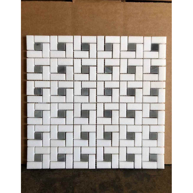 Stone & Tile Shoppe, Inc. Marble Pinwheel Mosaic Wall & Floor Tile ...