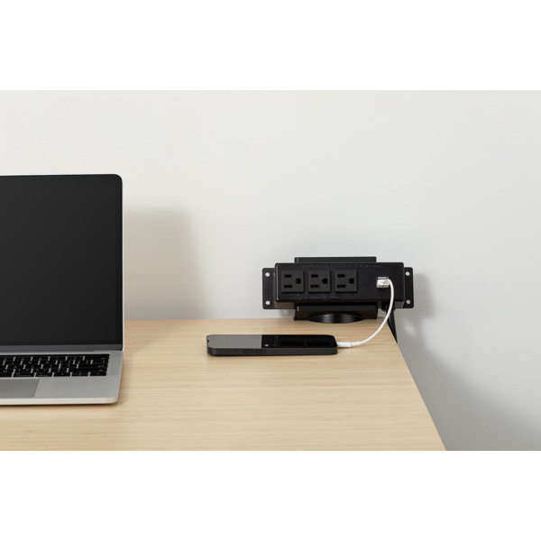 Progressive Desk Power Strip – 2 USB Charging Ports, 3 Outlets – Plugs ...
