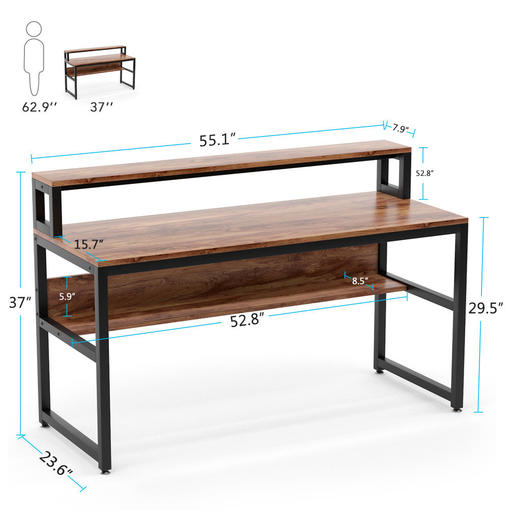 Inbox Zero Desk & Reviews | Wayfair