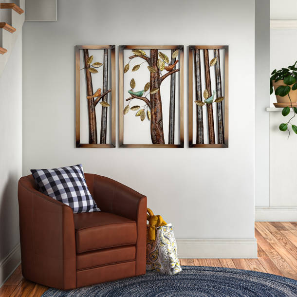 Andover Mills™ Styled Classy 3 Piece Metal Wall Décor Set & Reviews ...