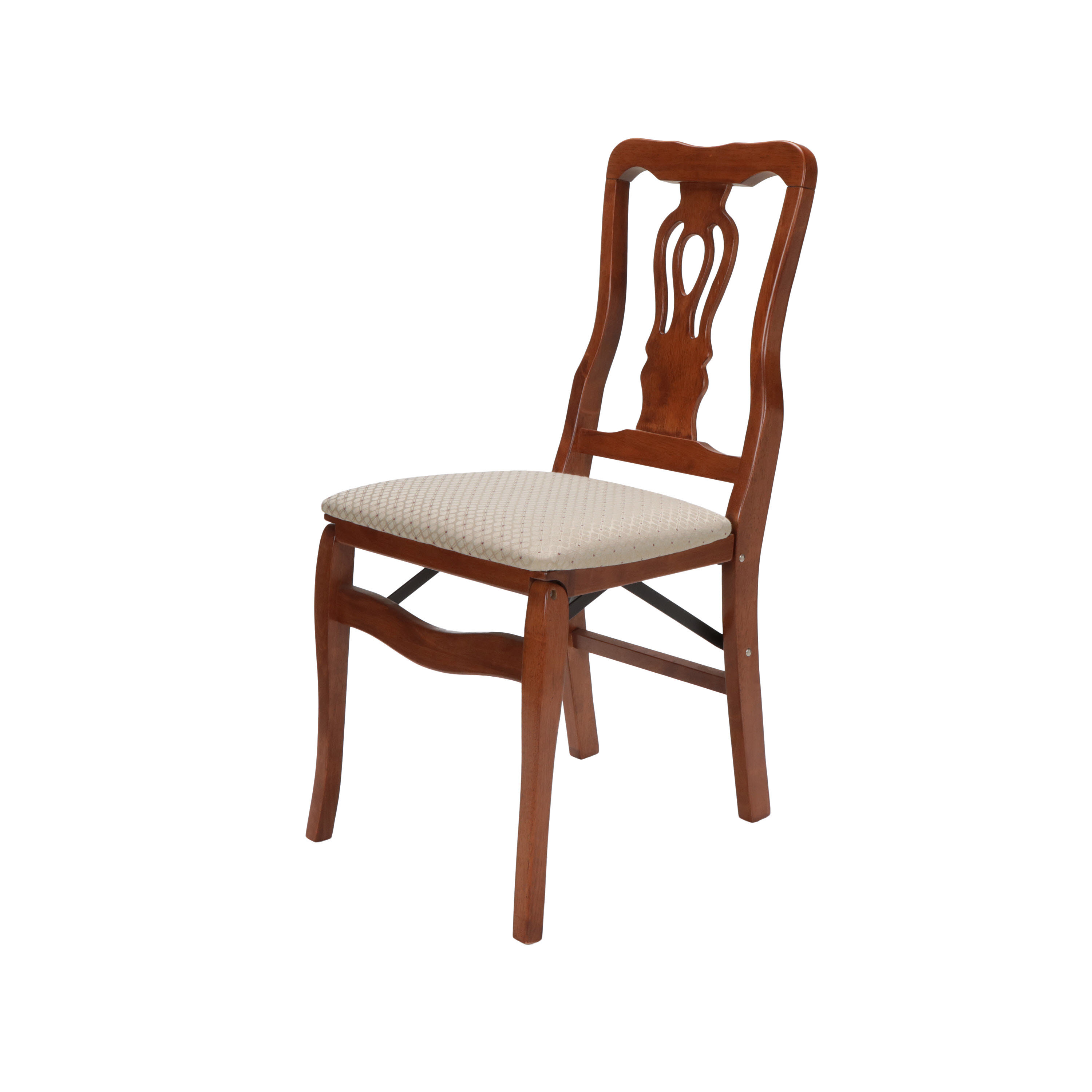 Stakmore Solid Wood Scroll Back Folding Stacking Folding Chair | Wayfair