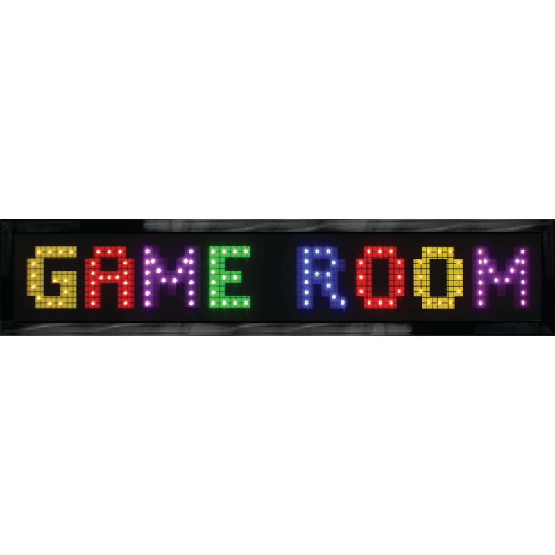 CYRG Game Room LED Marquee Sign & Reviews | Wayfair