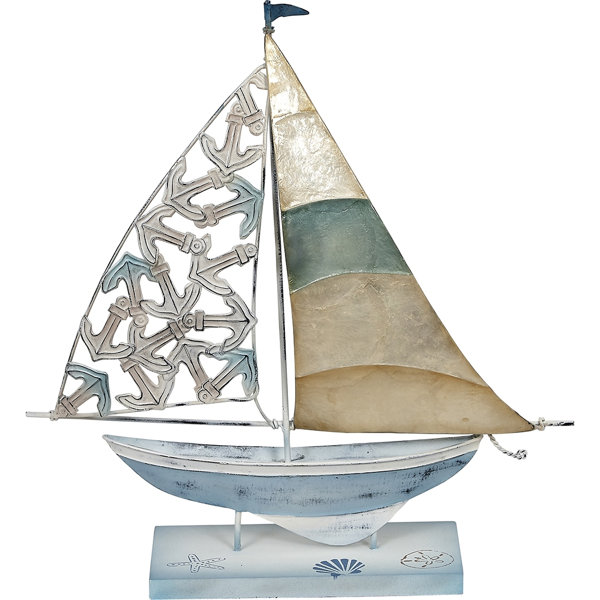 Longshore Tides Beacham Seaside Anchor Sailboat Stand & Reviews | Wayfair