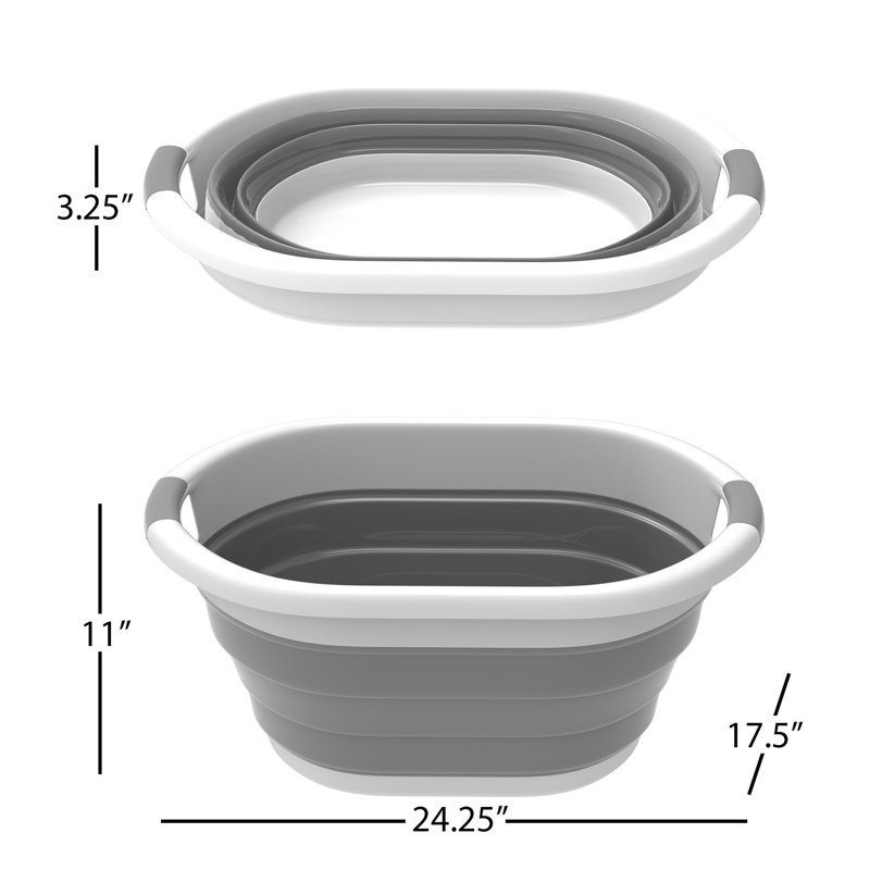 Rebrilliant Collapsible Laundry Basket & Reviews | Wayfair