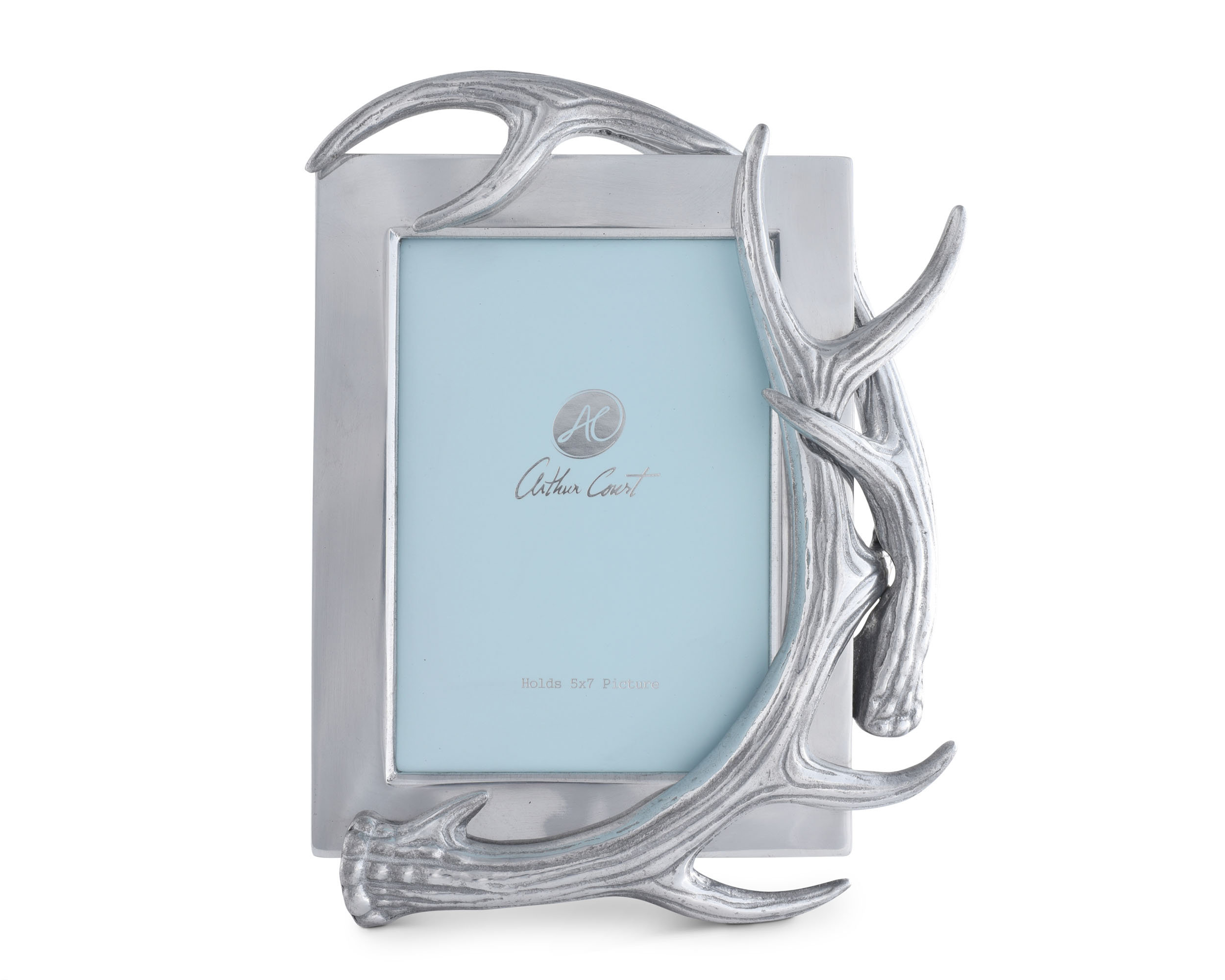 Arthur Court Antler Metal Picture Frame | Wayfair