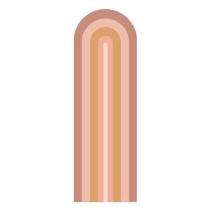 WallPops! Retro Rainbow Archway Decal | Wayfair