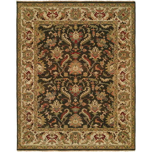 Astoria Grand Steyning Handmade Hand-Knotted Wool Antique Spruce ...