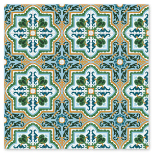 Villa Lagoon Tile 8" x 8" Cement Patterned Wall & Floor Tile | Perigold