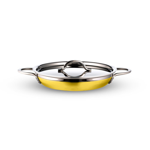 Bon Chef Stainless Steel Saute Pan with Lid | Wayfair
