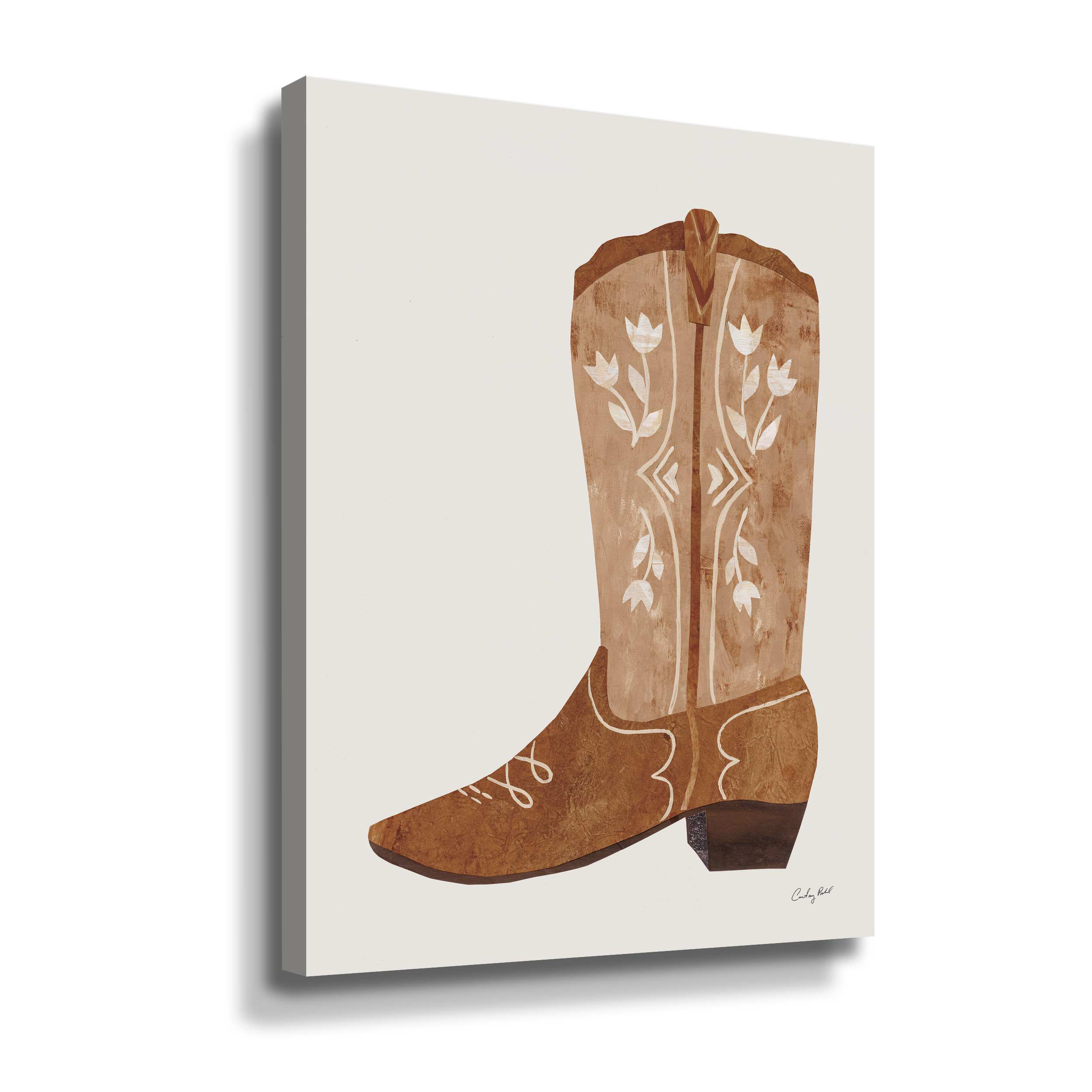 Union Rustic Western Cowgirl Boot IV Western Cowgirl Boot IV - Print on ...