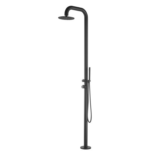HEATGENE Stainless Steel Free Standing Outdoor Shower & Reviews | Wayfair