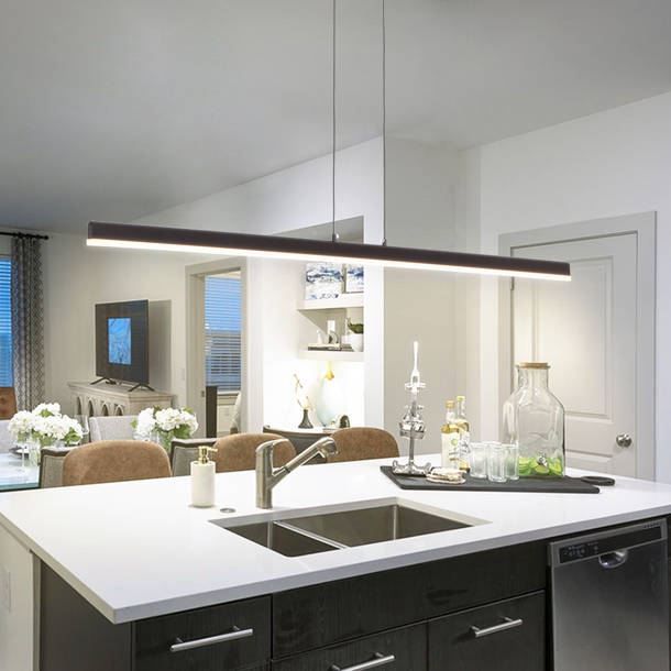 Ivy Bronx Barde Slender Sideway Outdoor Hardwired Bar Wall Sconce with ...