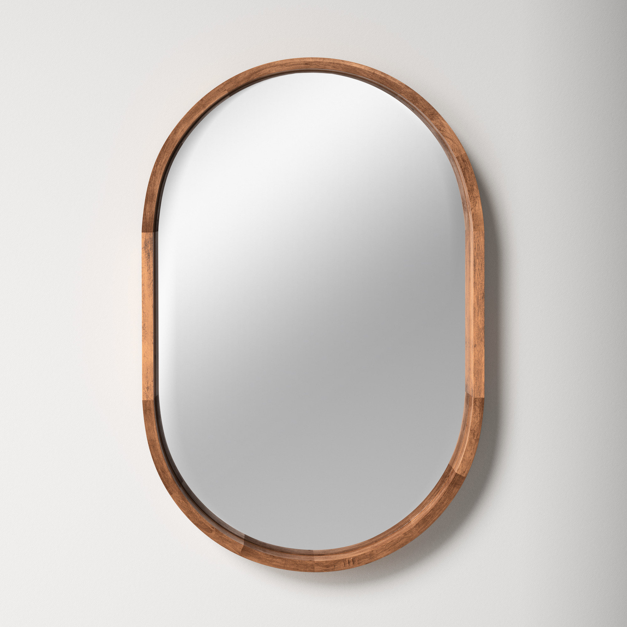 Roberts Oval Solid Wood Wall Mirror & Reviews | AllModern