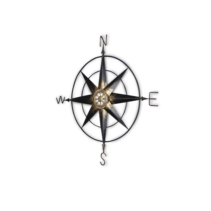 Union Rustic Elegant Compass Wall Décor & Reviews | Wayfair