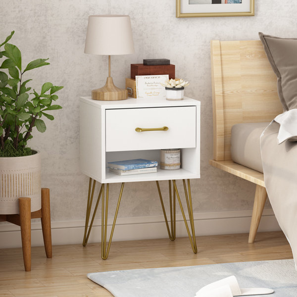 Black-round-nightstand | Wayfair