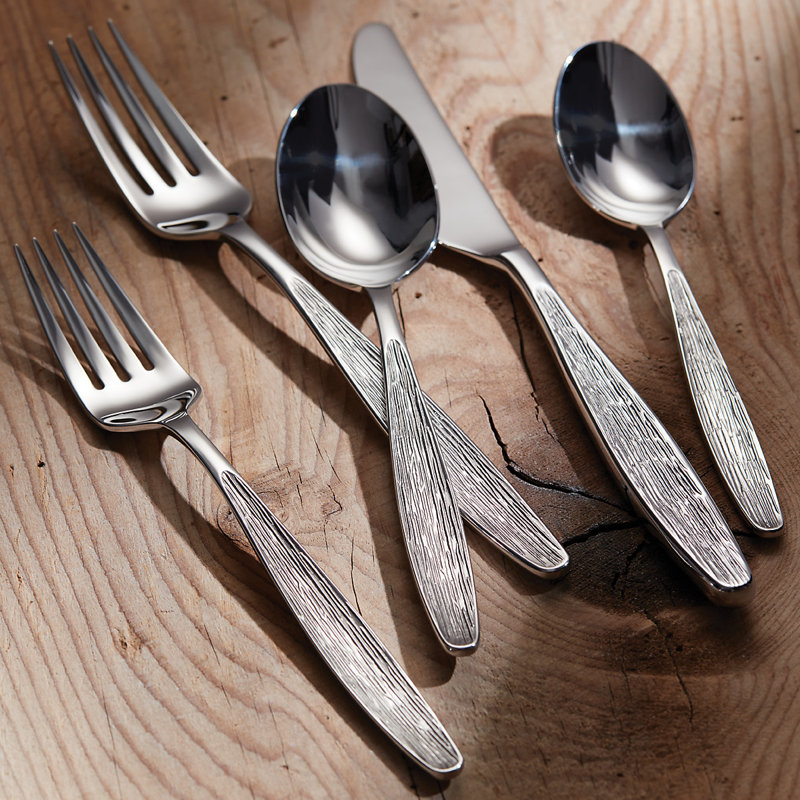 Lenox Stainless Steel Flatware Set - Service for 12 & Reviews | Wayfair